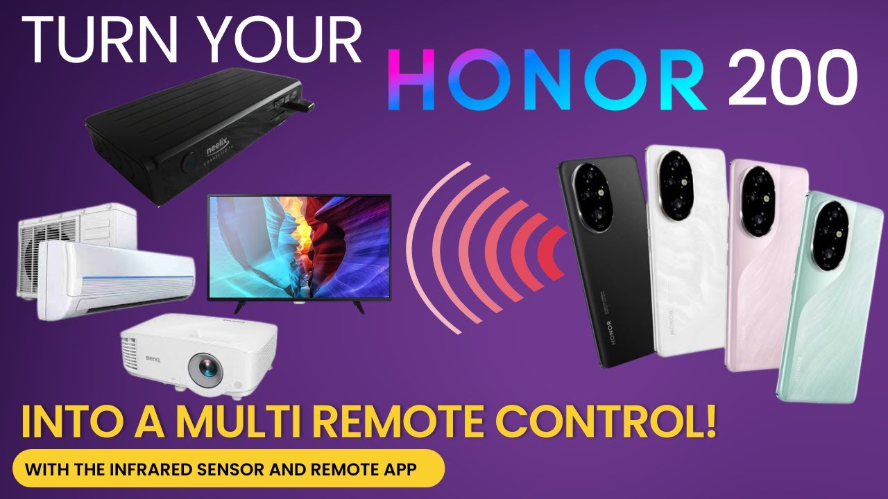 How to use the remote control function of the Honor 200 pro and Honor ...
