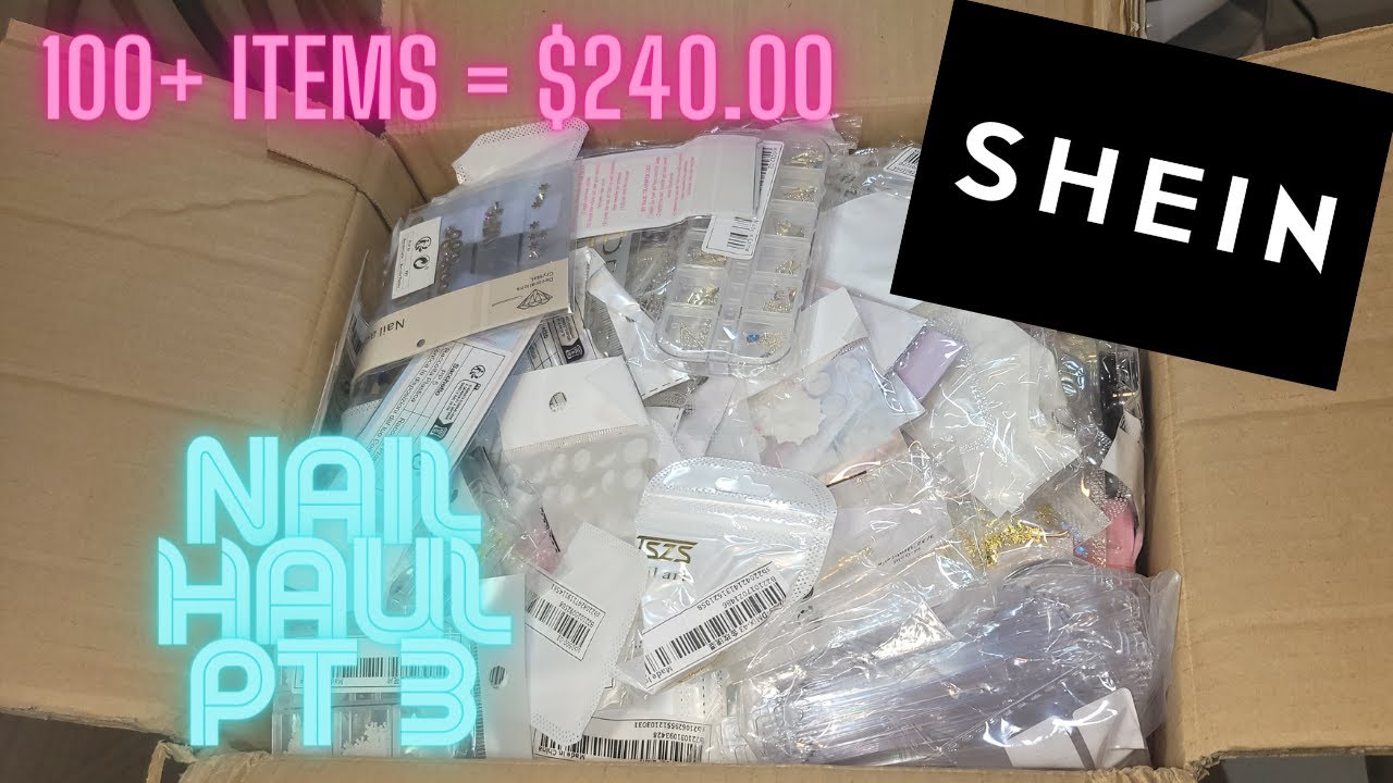Shein Haul PT 3 | Shein Nail Supplies | Beginner Friendly | #nailhaul # ...