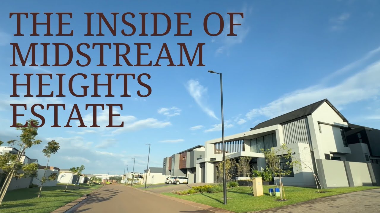 Drive Through Midstream Heights Estate | Top Estate in South Africa ...