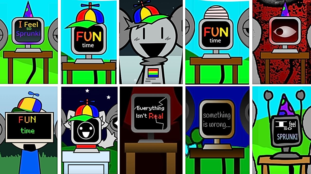 Incredibox - Sprunki ALL MR.FUN COMPUTER in Random Different Mods ...