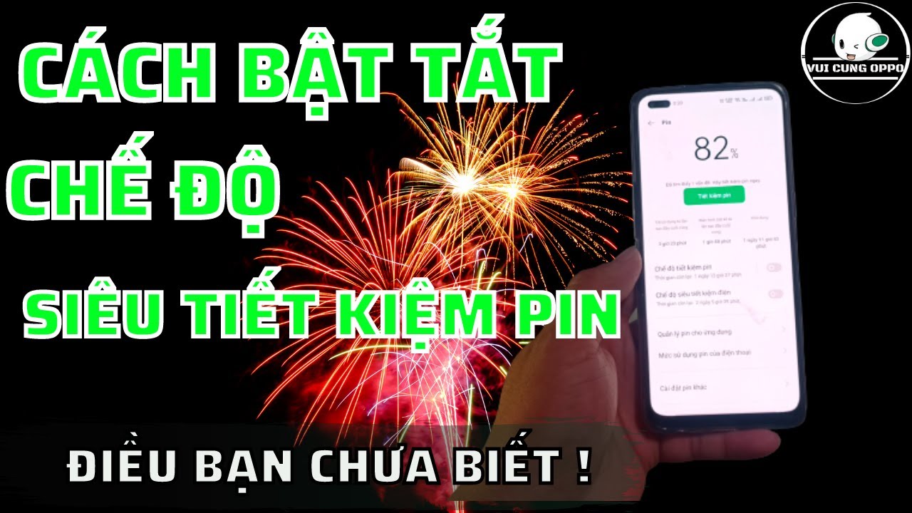 Cách bật tắt chế độ siêu tiết kiệm pin | Super battery saver mode - YouTube
