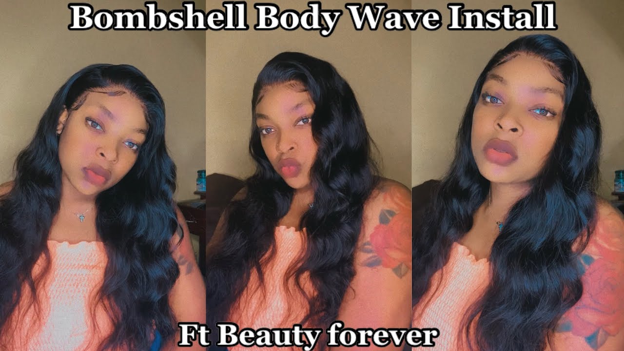 Flawless 24 inch body wave install Ft Beauty Forever Hair - YouTube