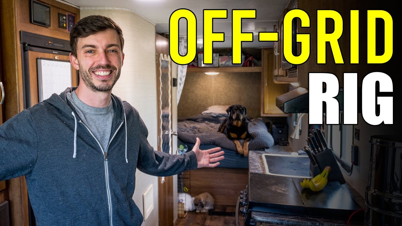 How I Can Live Off-Grid Indefinitely | My Off-Grid Rig | DJI Portable Power Station - YouTube
