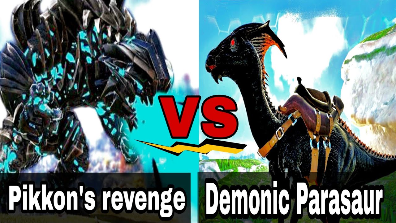 🔥 Pikkon revenge vs Demonic Parasaur 🔥 [HINDI] | ARK Primal Fear ...