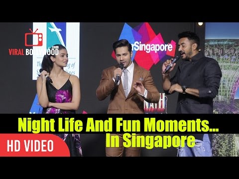 Alia Bhatt And Varun Dhawan On the Night Life And Fun Moments In Singapore |