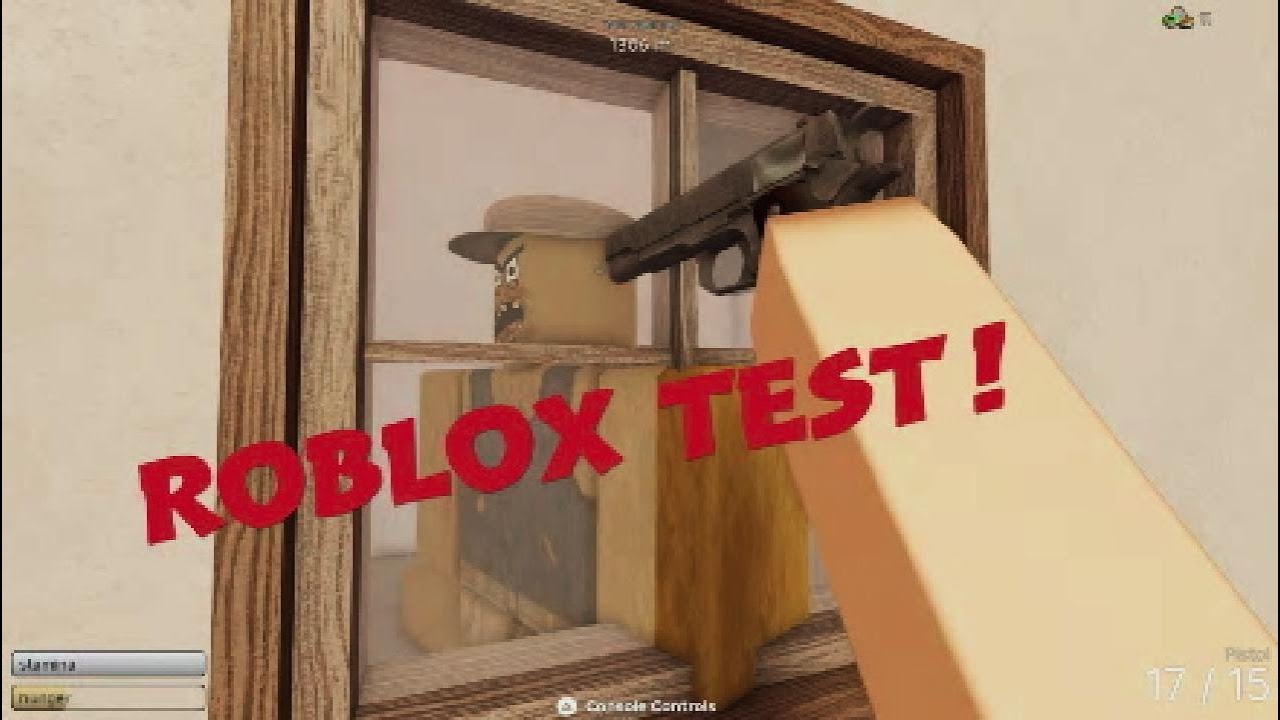 Roblox Test! - My First Video In Months - YouTube