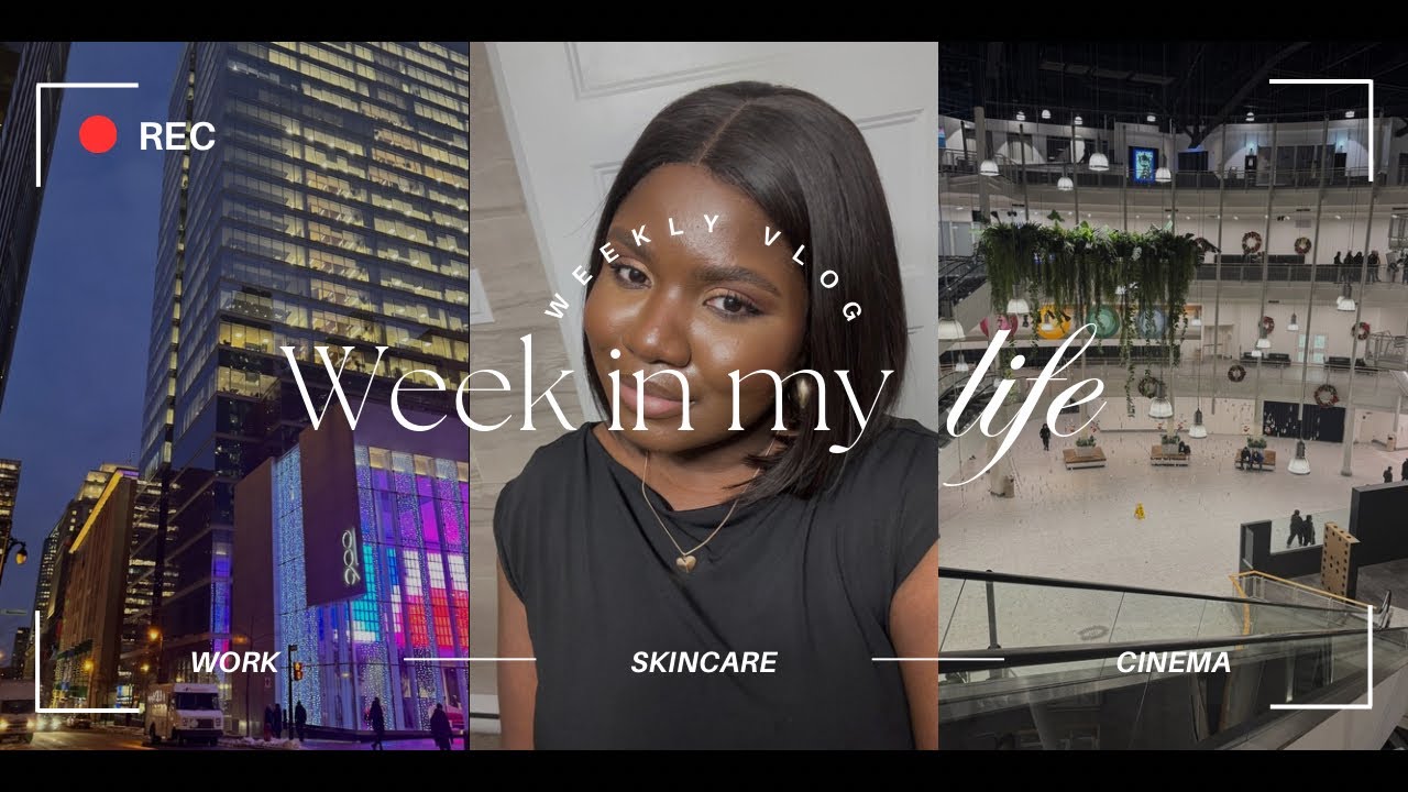 Weekly Vlog | Cinema date + grocery shopping + skincare unboxing | dami ...