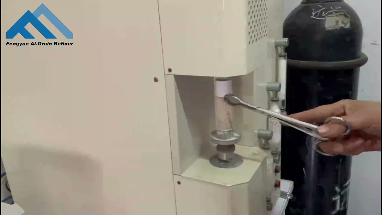 How do we test the aluminum grain refiner? - YouTube