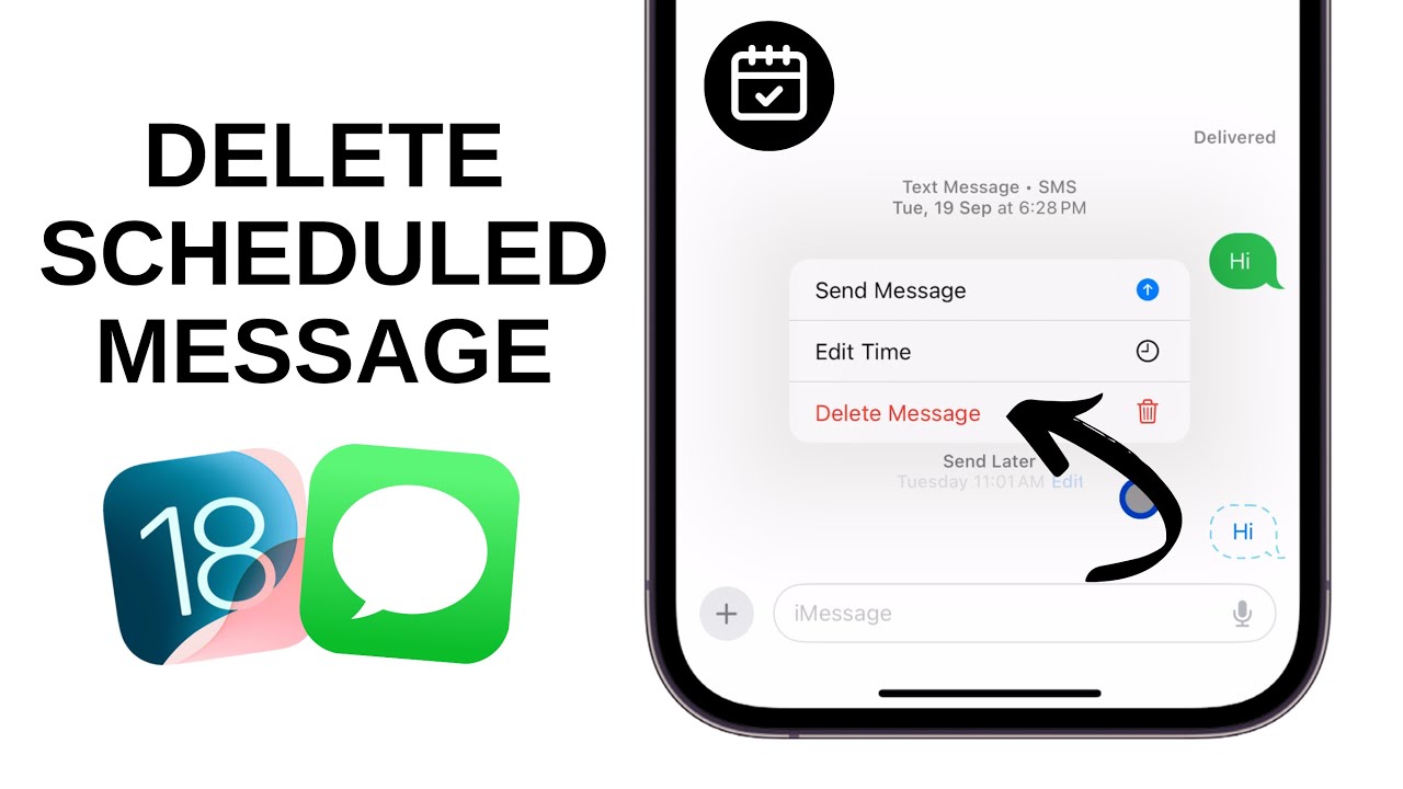 How To Delete Scheduled Message On Iphone Ios 18 Youtube