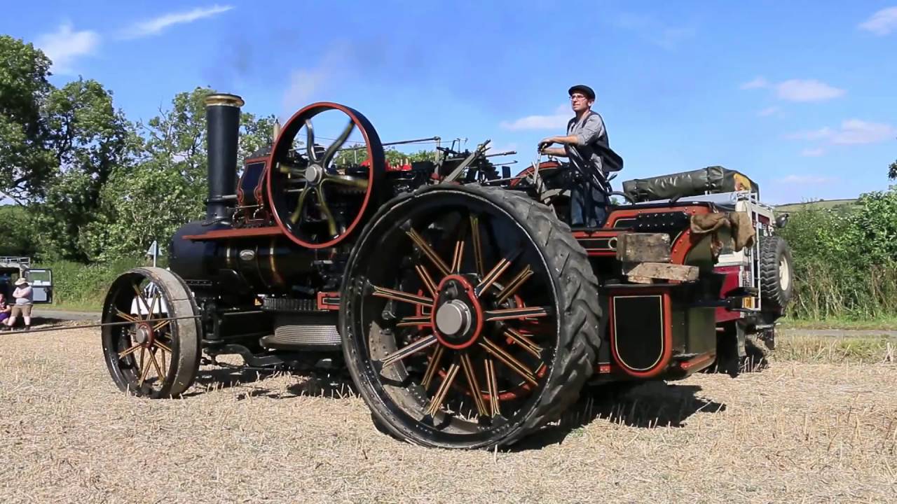 Steam Cable Ploughing with 500 yards between the engines. - YouTube