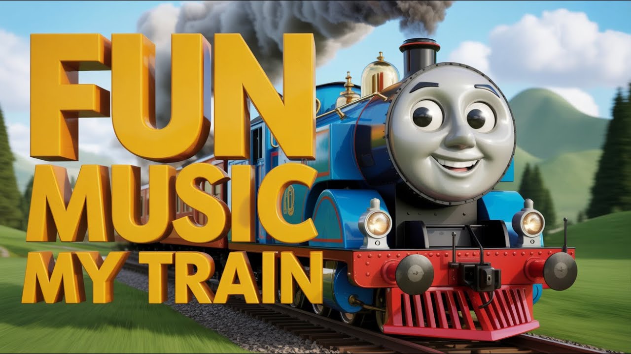 Fun Train Song for Kids | Choo Choo Nursery Rhyme | Educational Toddler ...