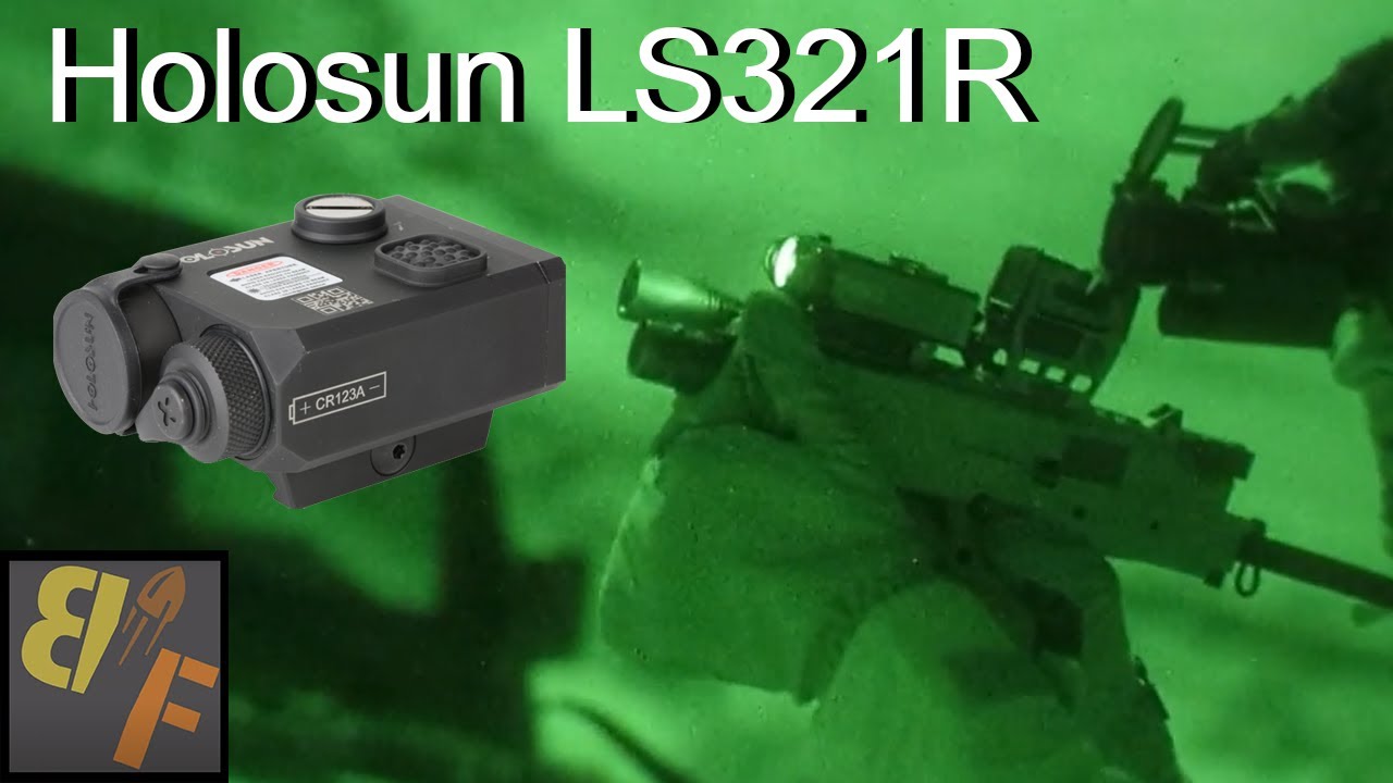 Need a IR laser? Start here. Holosun LS321 - YouTube