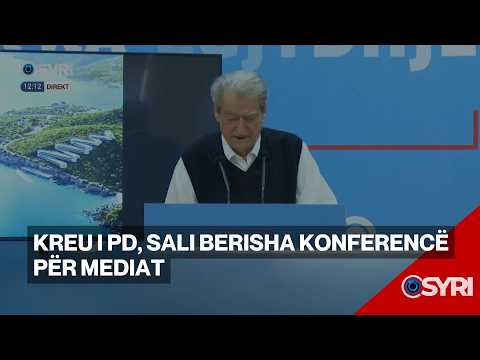 Kreu i PD, Sali Berisha konferencë për mediat