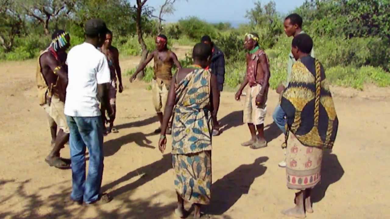Hadza Bushmen Dancing With Us and Our Guide - YouTube