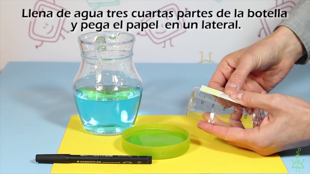 La botella barómetro. Experimentos (Divertiaula). How to make a Weather ...