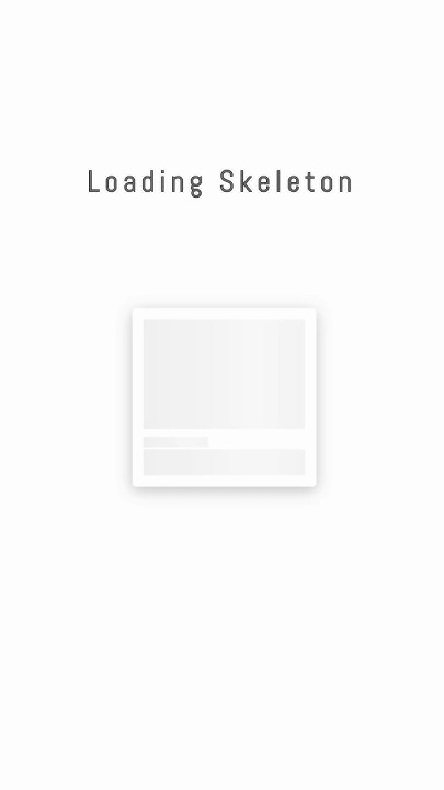 Loading Skeleton In Html Css Cssanimation Html Cssloader Youtube