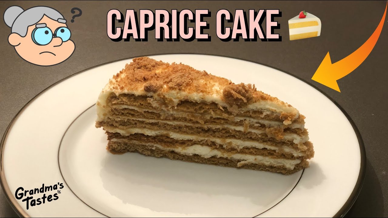 CAPRICE CAKE RECIPE - YouTube