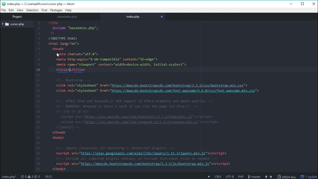 Como trabajar con bases de datos en PHP - YouTube
