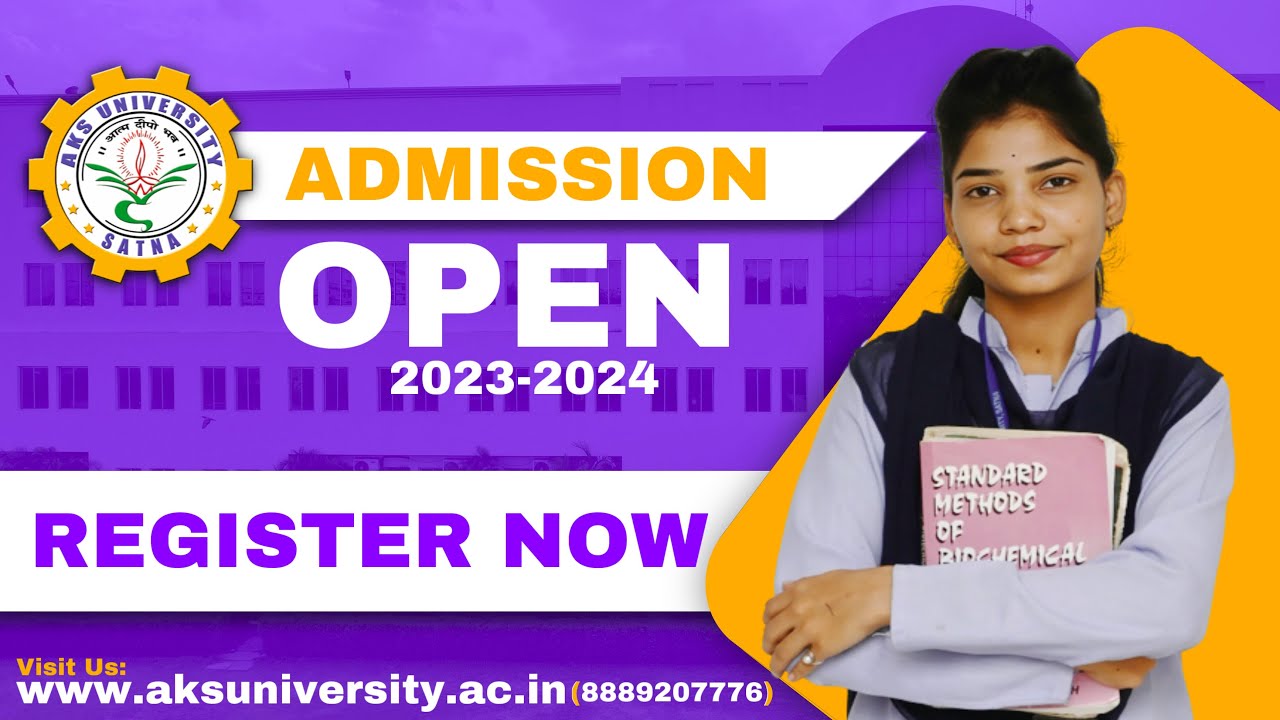 Admission Open 2023-24 I AKS University, Satna M.P. I English - YouTube