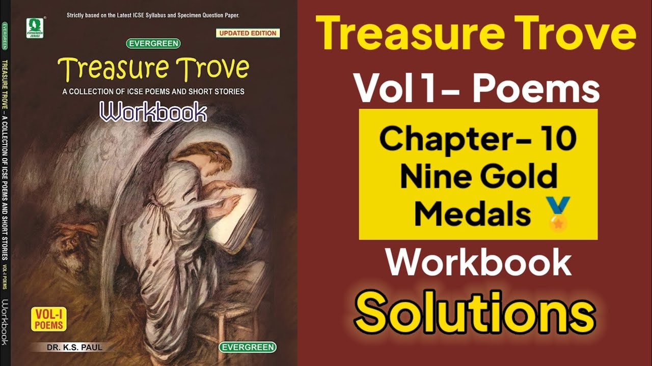 ICSE |English Treasure Trove|Chapter 10 | Nine Gold Medals🏅 |Workbook Solutions| - YouTube