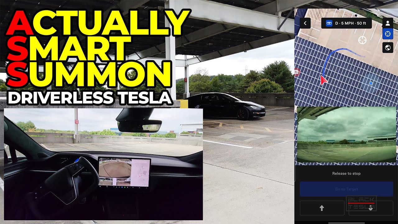 Tesla's Actually Smart Summon (A.S.S.) - Can They Back It Up? - YouTube
