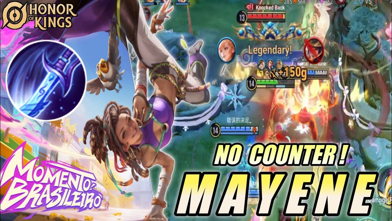 MAYENE Capoerista Fighter NO COUNTER! | Best Strategy & Technique ...