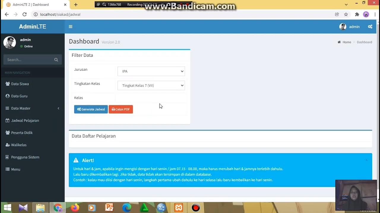 Aplikasi Sistem Informasi Akademik (SIAKAD) SMA Master berbasis PHP & MySQL - YouTube