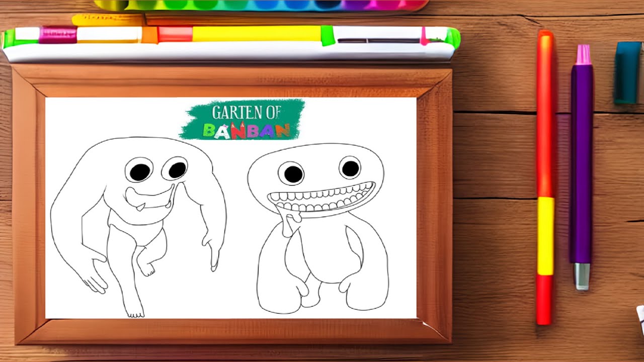 NEW Garten Of Banban chapter 3 | Coloring Pages Josh meet Captain ...