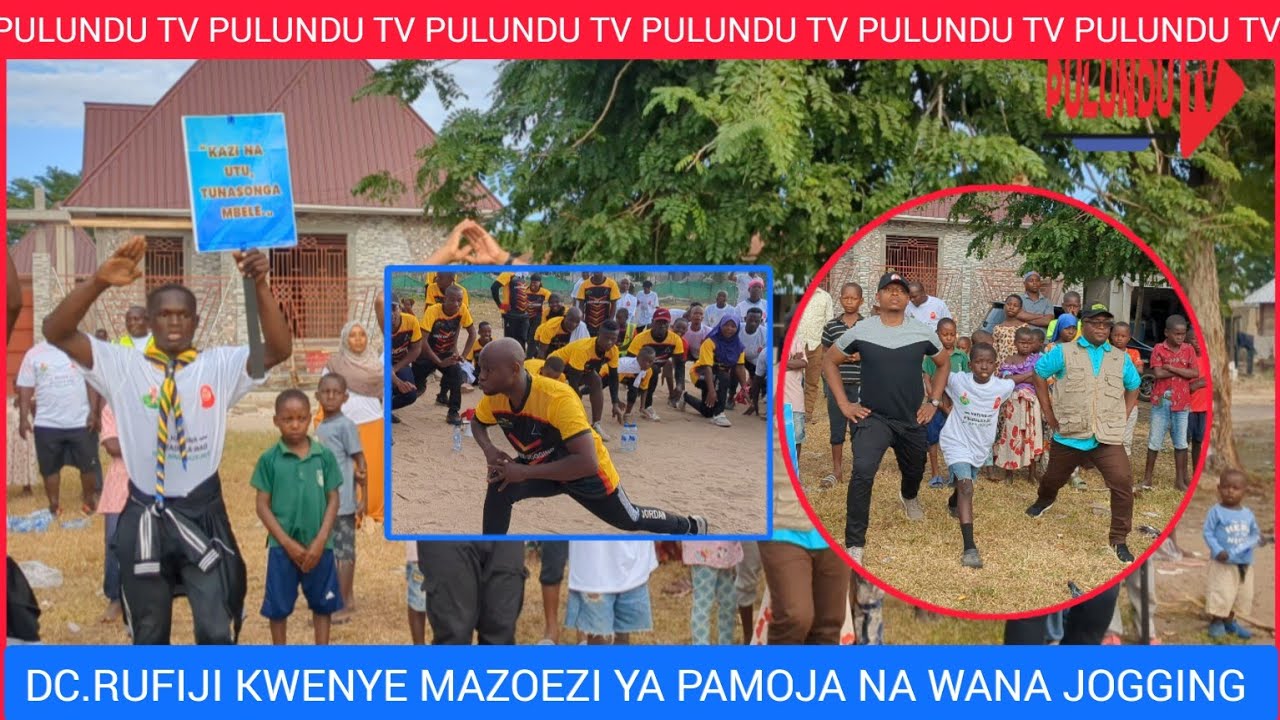 DC.RUFIJI CANAL FEDRICK KOMBA AONGOZA MAZOEZI YA PAMOJA NA WANANCHI WA ...