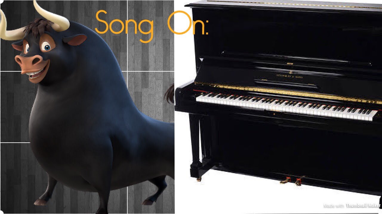 Ferdinand The Bull On Piano - YouTube
