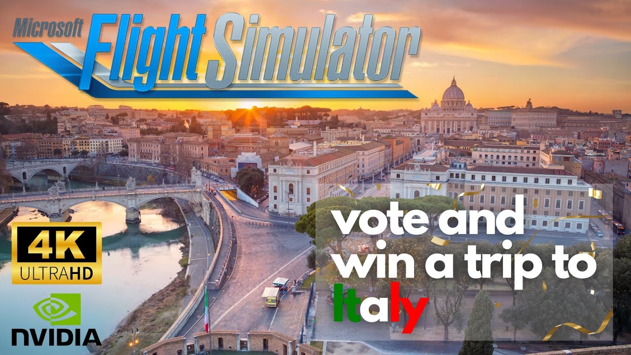Vote Fly and Win: Discover Italy's Finest Cities with Flight Simulator ...