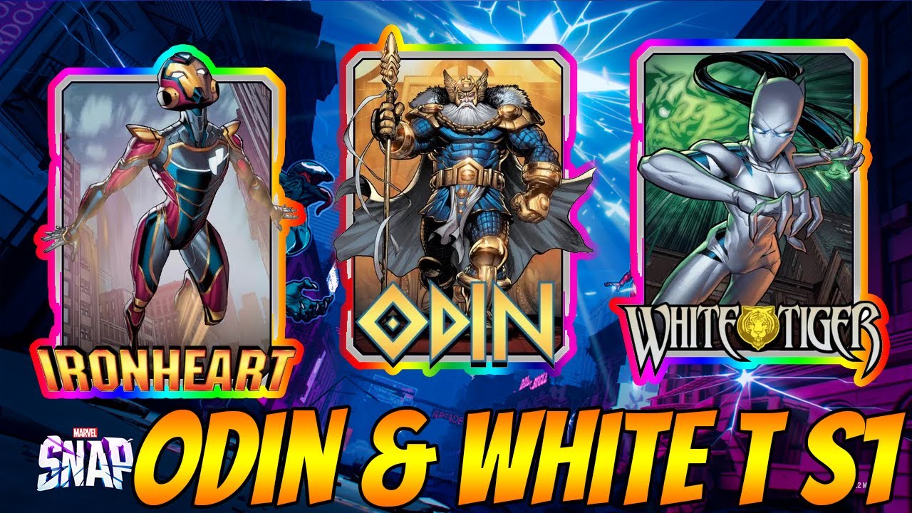 ODIN & WHITE TIGER / SERIES 1 / STARTER DECK / MARVEL SNAP - YouTube