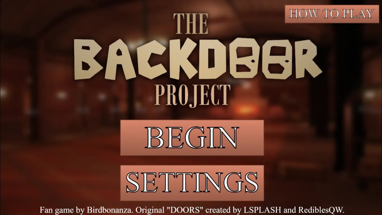 Playing "The Backdoor Project" - YouTube