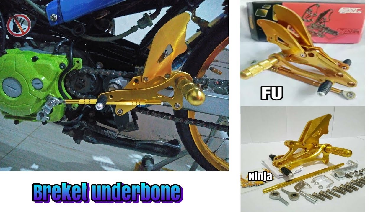 Cara memasang underbone pada motor jupiter//vega r - YouTube