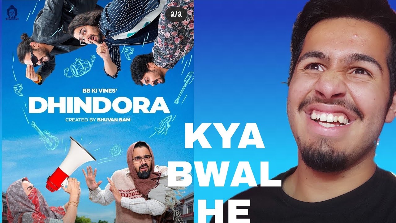 DHINDHORA trailer review Bhuvan Bam new web series bb ki vines - YouTube