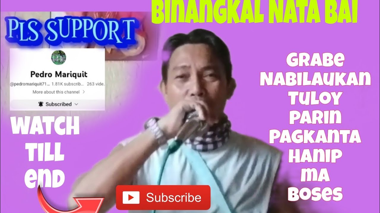 Kantahan Binangkal Nata Bai | Shane Marlyn with @pedromariquit7198 ...