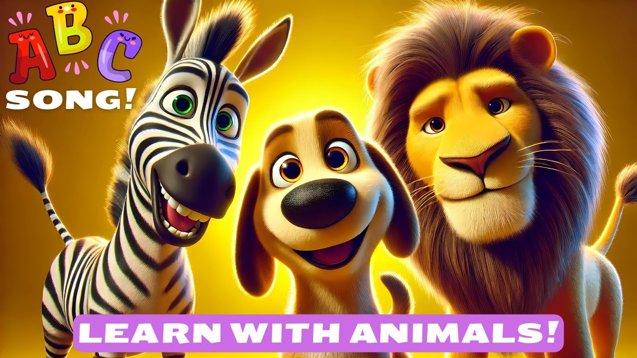 ABC Song For Kids! | Learn the Alphabet with Animals! - YouTube