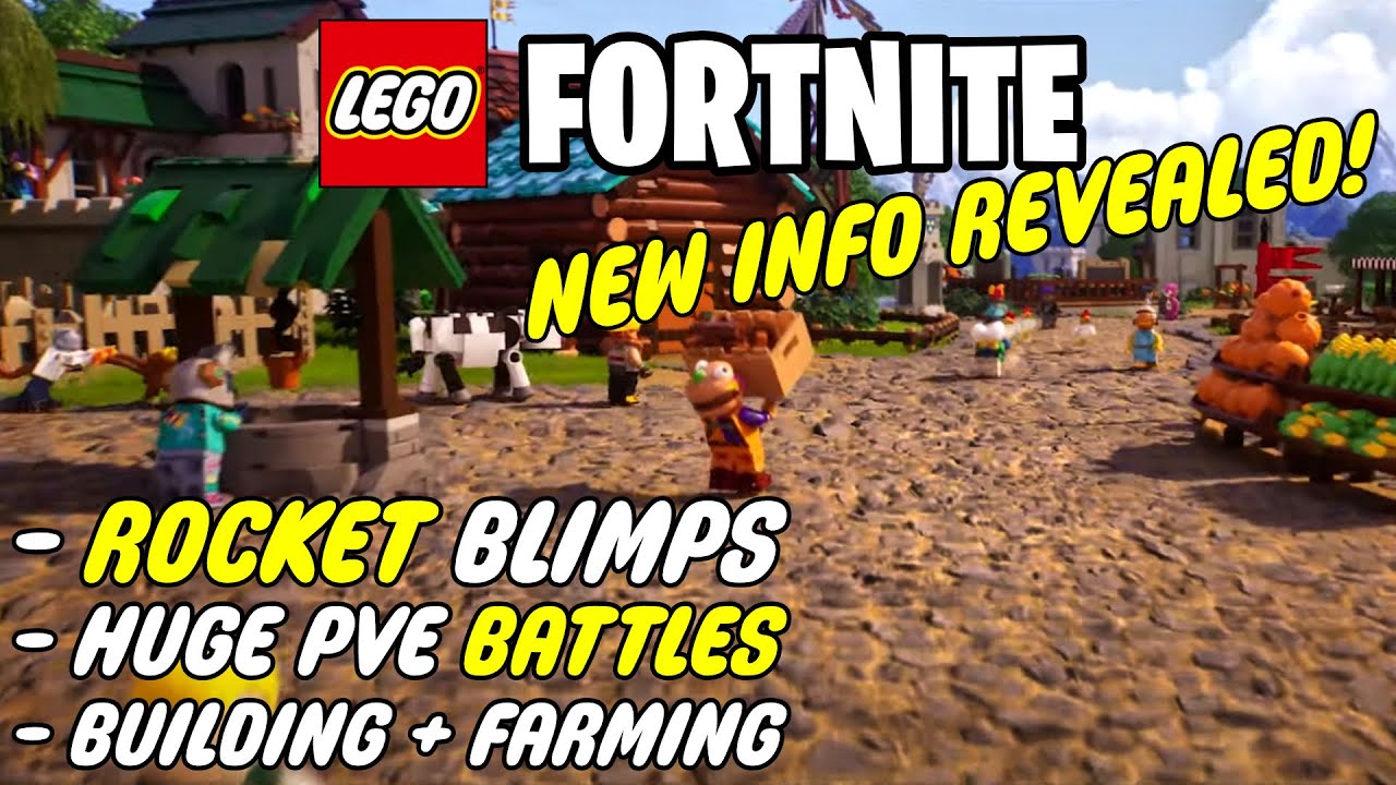 OFFICIAL Fortnite Lego Trailer Shows MANY New Parts Of The Game! - YouTube