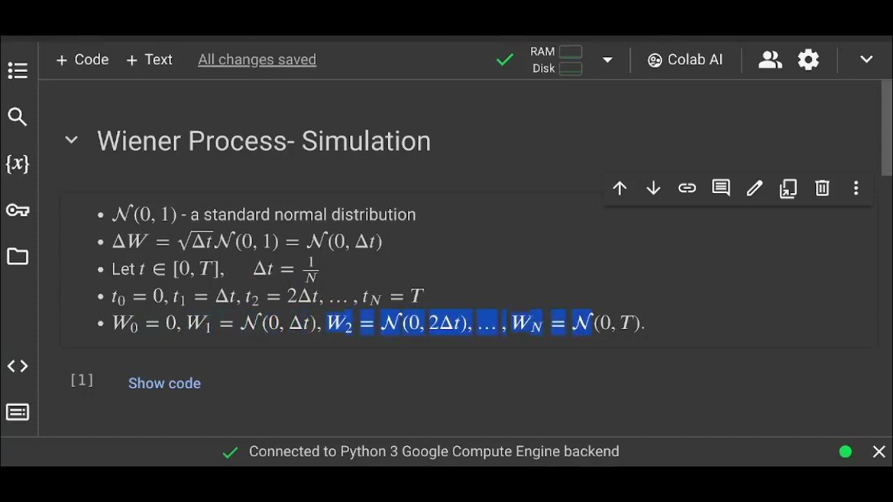 2. Simulate Brownian Motion in Python - YouTube