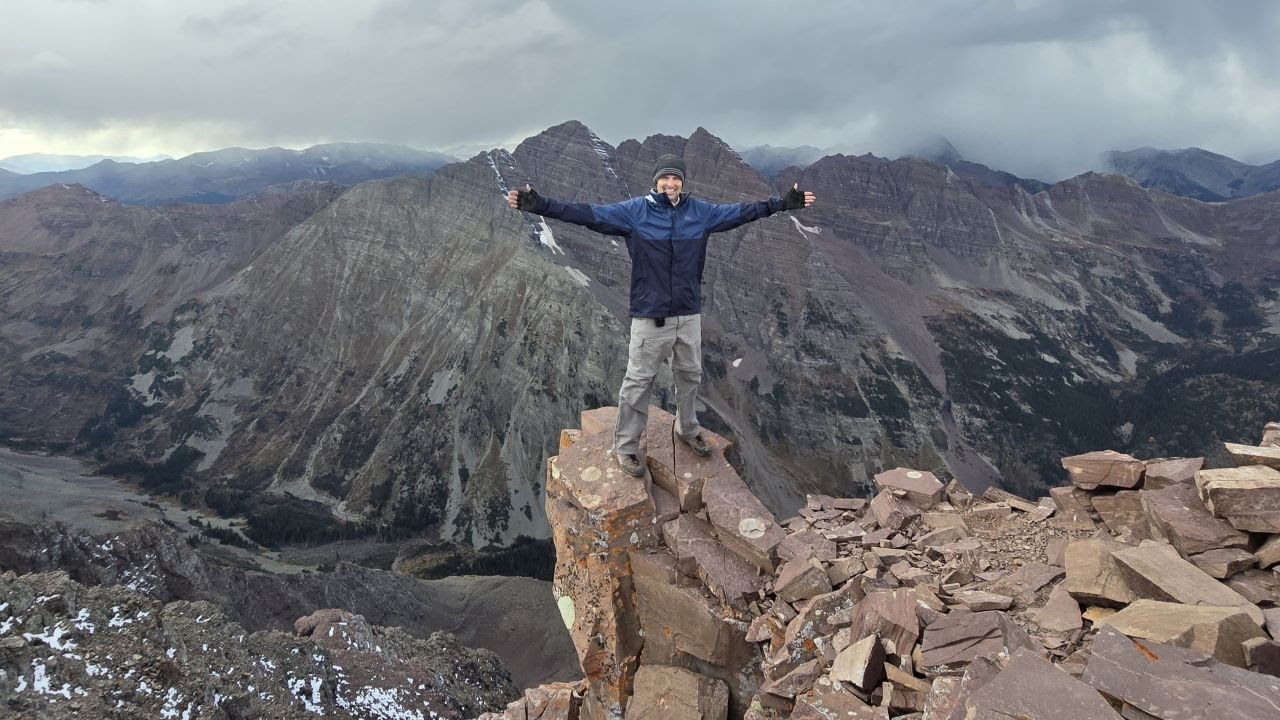 Colorado 14er Pyramid Peak - Class 4 Northeast Ridge Route - YouTube