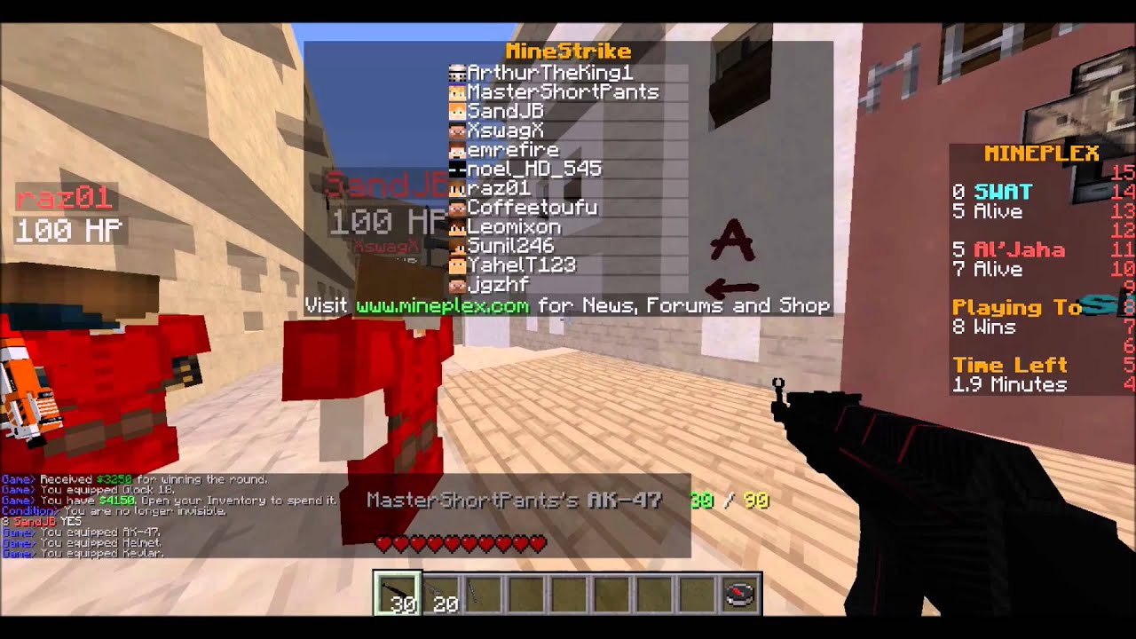 Mine-Strike GAMEPLAY #2 - YouTube