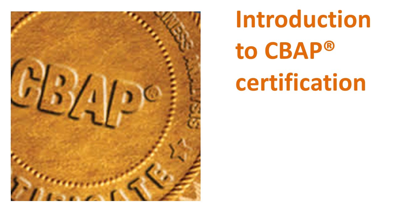 Introduction To CBAP Certification | Adaptive US - YouTube