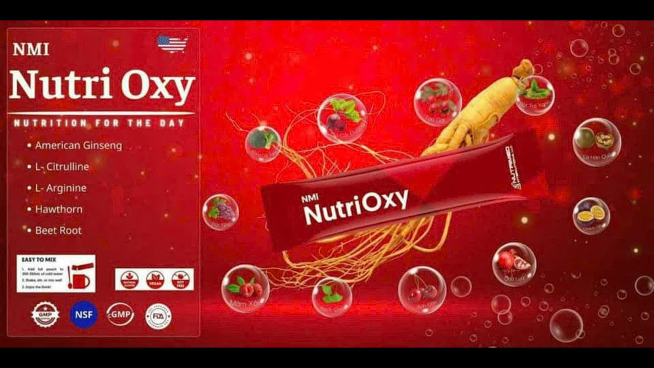 RA MẮT SẢN PHẨM MỚI TỪ MỸ NHÃN HÀNG NUTRIBEST HEALTH | NMI NUTRI OXY ...