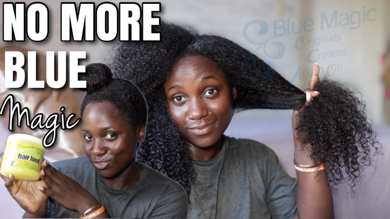 IM DONE !Trying Blue magic grease on natural hair for the last time.. - YouTube