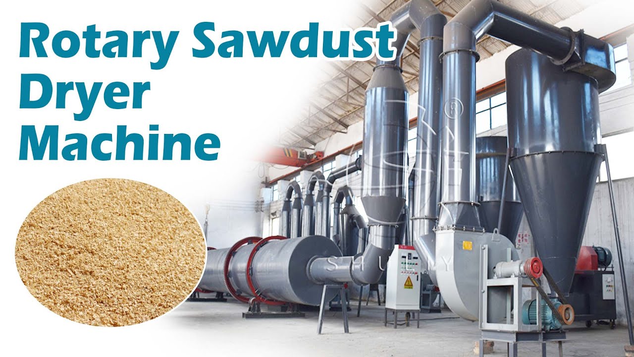 Efficient Sawdust Drying with Rotary Sawdust Dryer Machine | Fast ...