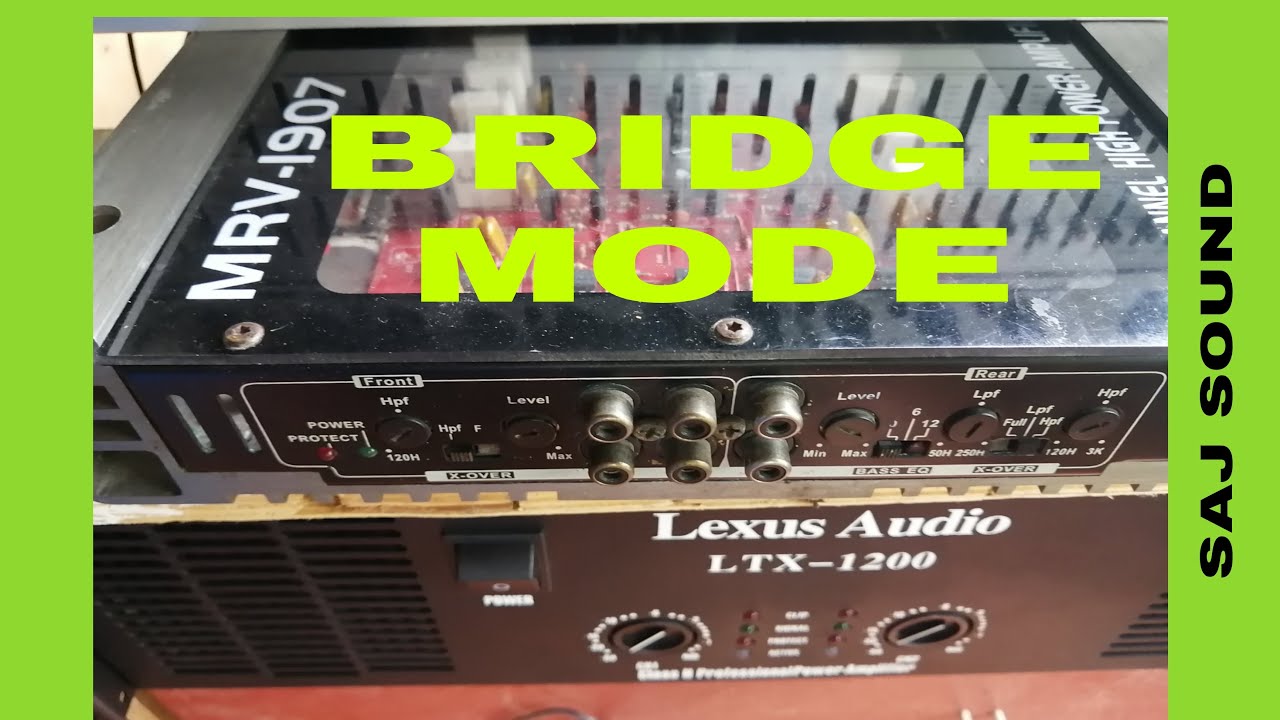 PAANO MAG BRIDGE CONNECTION SA CAR AUDIO AMPLIFIER X12 AT BRIDGE MODE ...