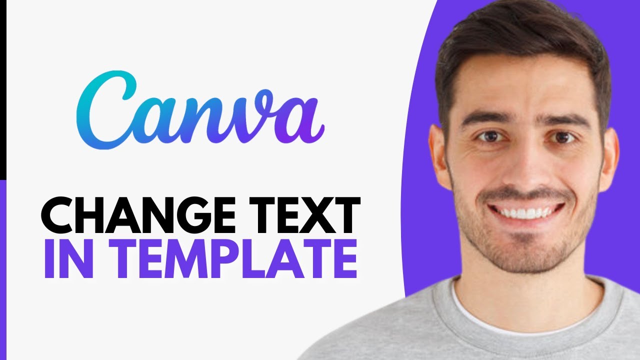How To Change Text In Canva Template - Step by Step - YouTube