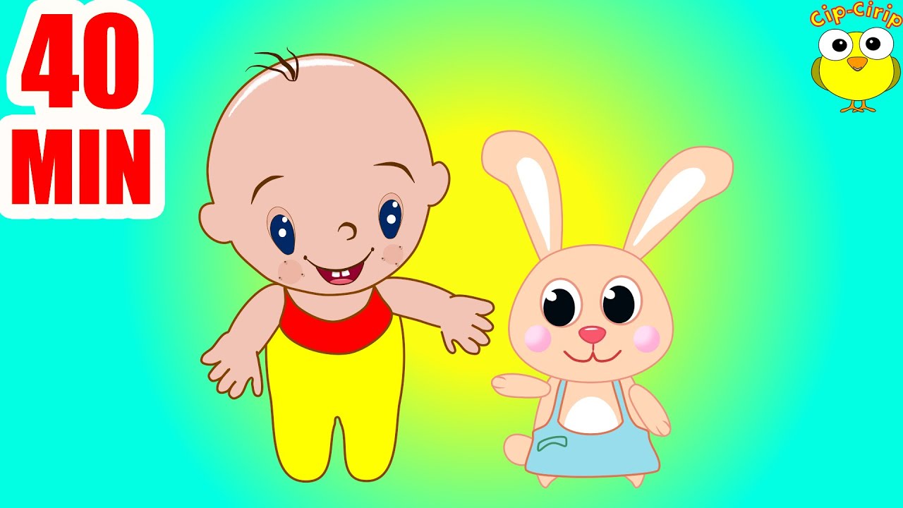 Bebe si prietenul sau iepurasul - Cantece pentru copii (desene animate ...