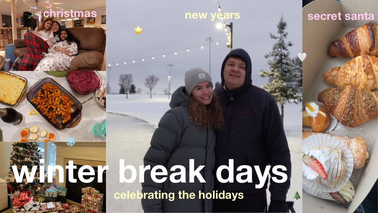 winter break days ⭐️ christmas haul, gingerbread competition, secret ...