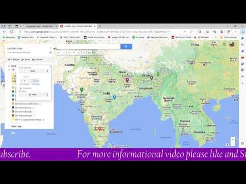 How to convert Excel sheet to Google map? - YouTube